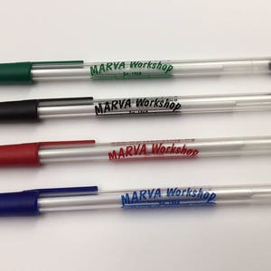 Custom Personalized Clear Stick Pens: Bulk Giveaways - Etsy
