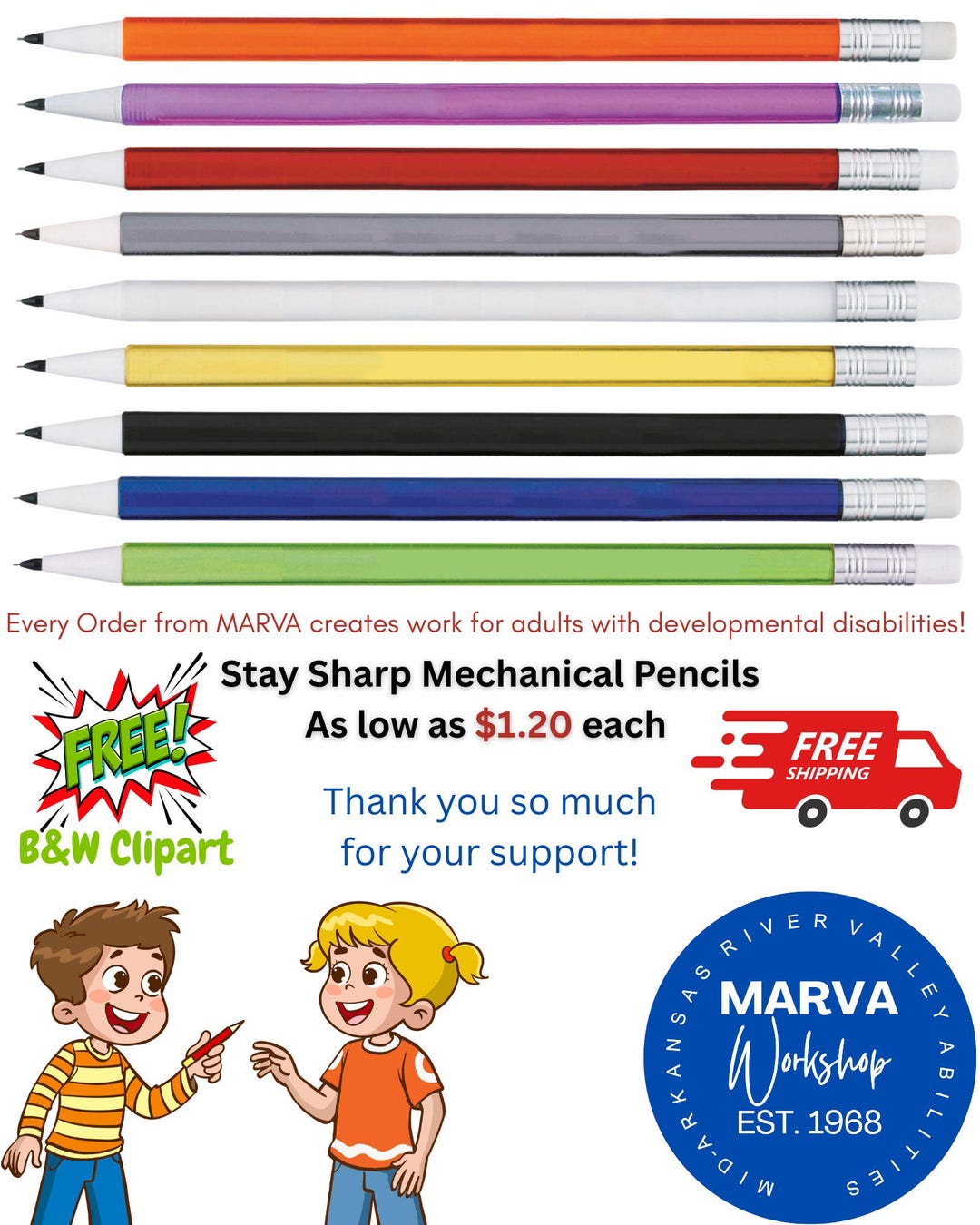 Personalized Custom Pencils - Logo - Promotional Pencils - Stay Sharp ...
