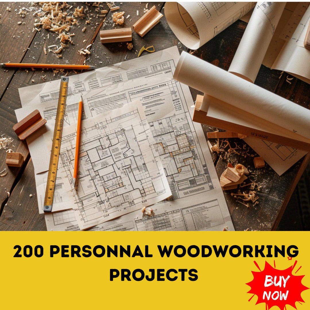 200 Woodworking Project Plans | DIY Furniture & Decor (PDF Download) - Etsy