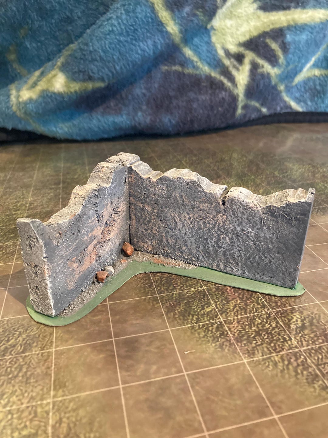 Handmade Ruined Wall - L Shaped Stone Ruin Scatter Terrain - Etsy