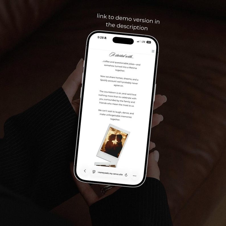 Elegant Old Money Wedding Website Template With RSVP: Editable Digital ...