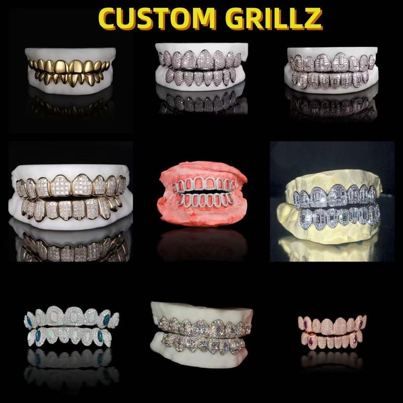 Custom Mossanite GRILLZ - Etsy