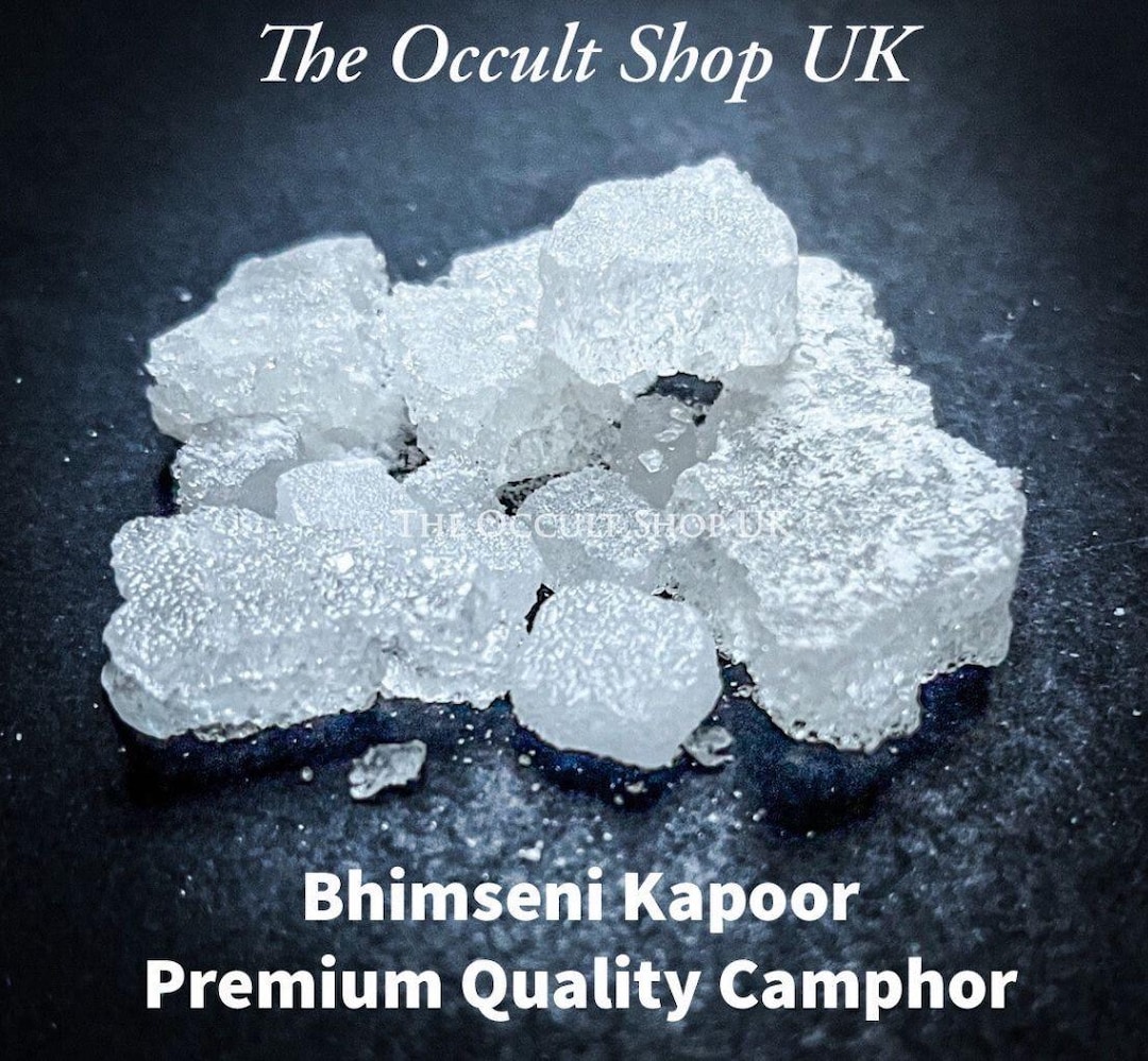 Premium Bhimseni Kapoor • Organic Camphor Crystals • Natural Kapur ...