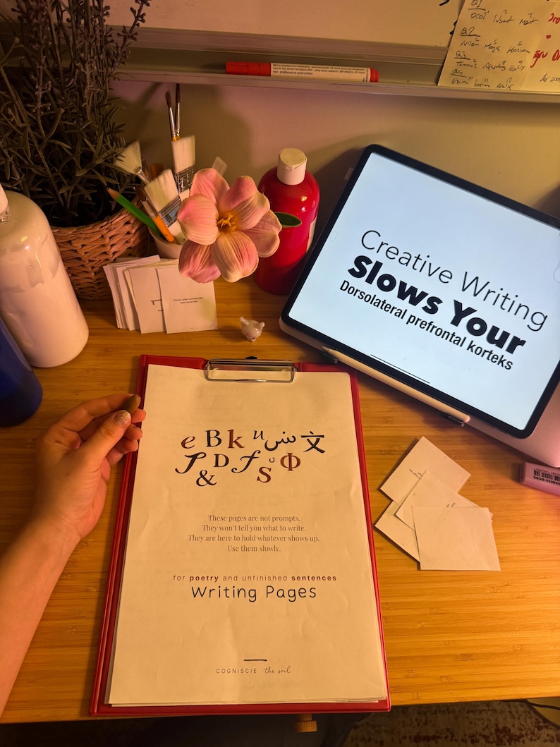 Poetry & Thought Journal Printable PDF | Minimal Pages for Reflection ...