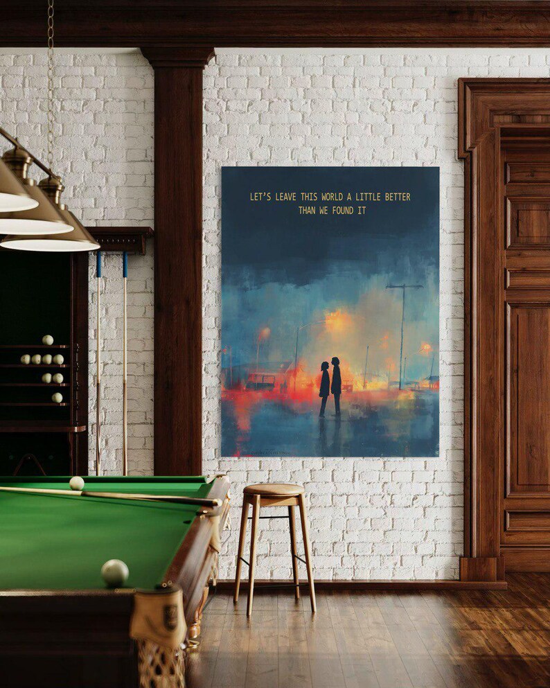 Stranger Things Inspired Poster • Inspirational Quote Art • Oversized ...