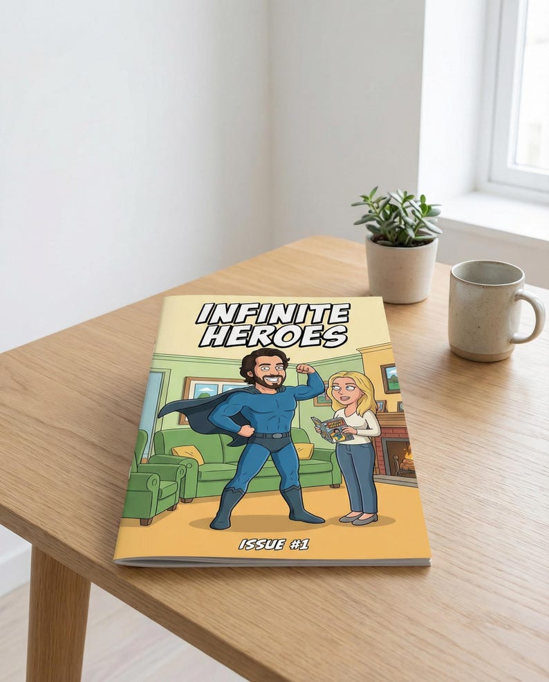 Personalized Comic Book Gift | Custom Story From Photo | Your Story as ...