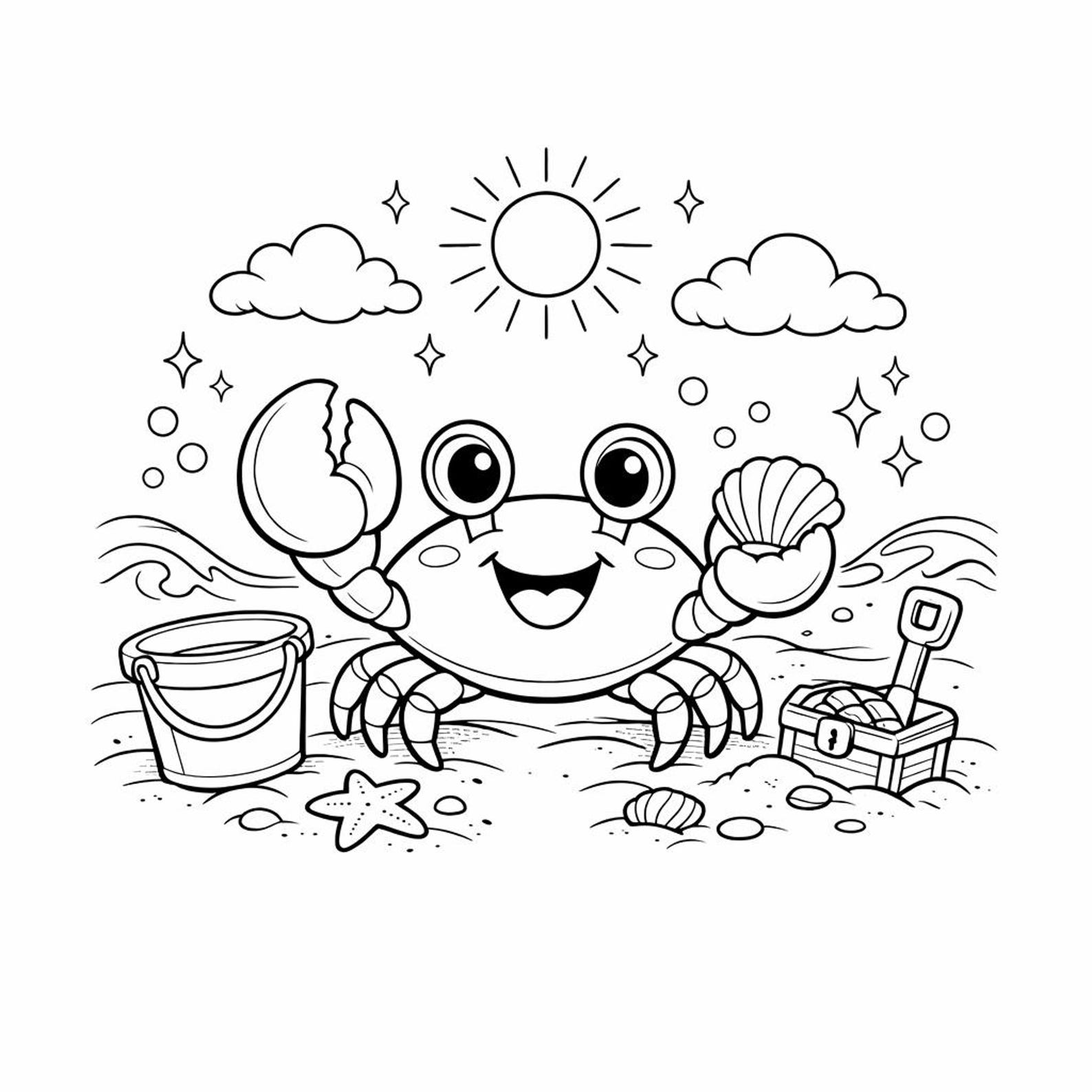 100 Cute Ocean Animals Coloring Pages Adult and Kid Coloring Pages ...