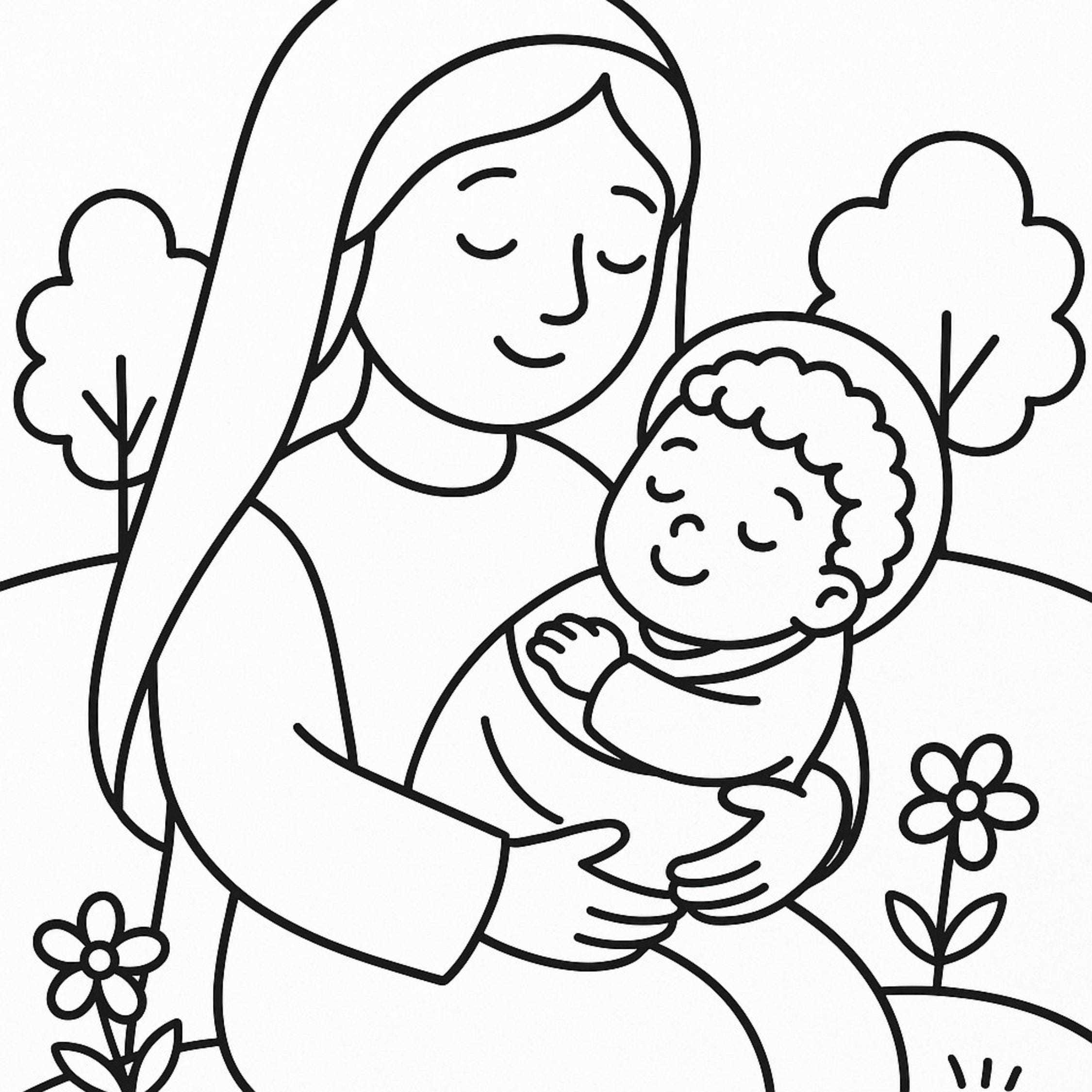 100+ Bible Coloring Pages for Kids, Christian Art (digital Download ...