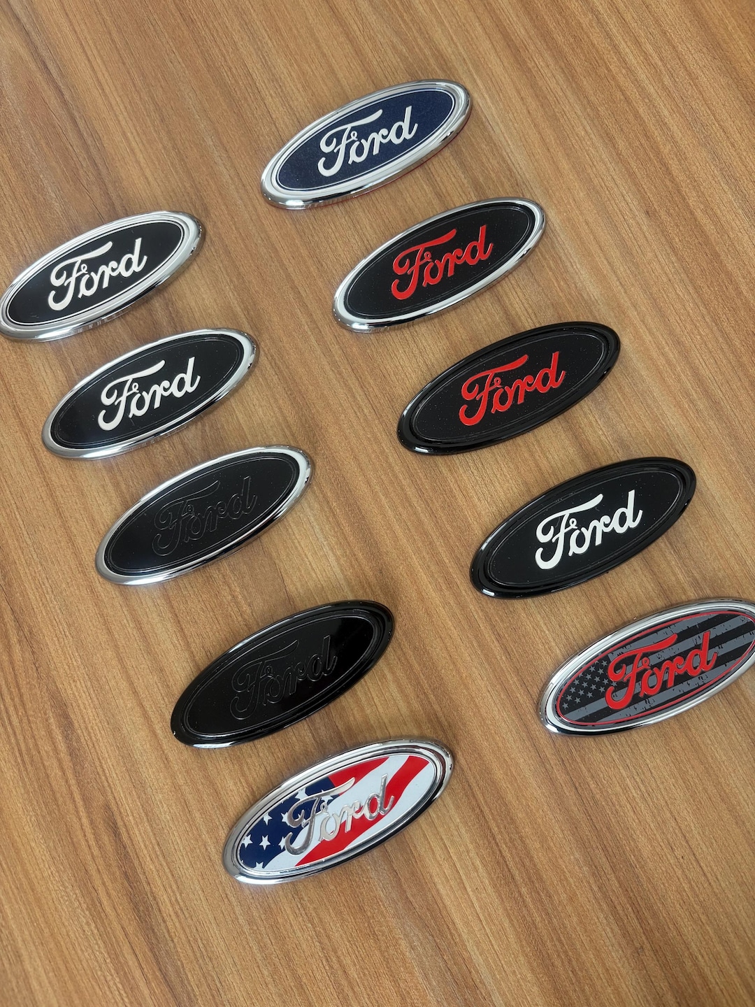 4 1/2" FORD Front Grille Logo Emblem Decal Sticker Edge Escape Explorer ...