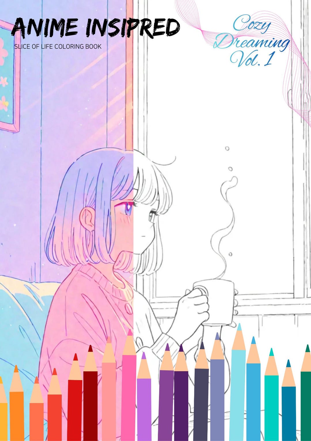 Cozy Dreaming Art Practice Book – Template Set – Vol. 1 – 15 Printable ...