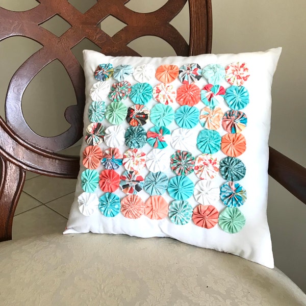 Yo Yo Pillow - Etsy