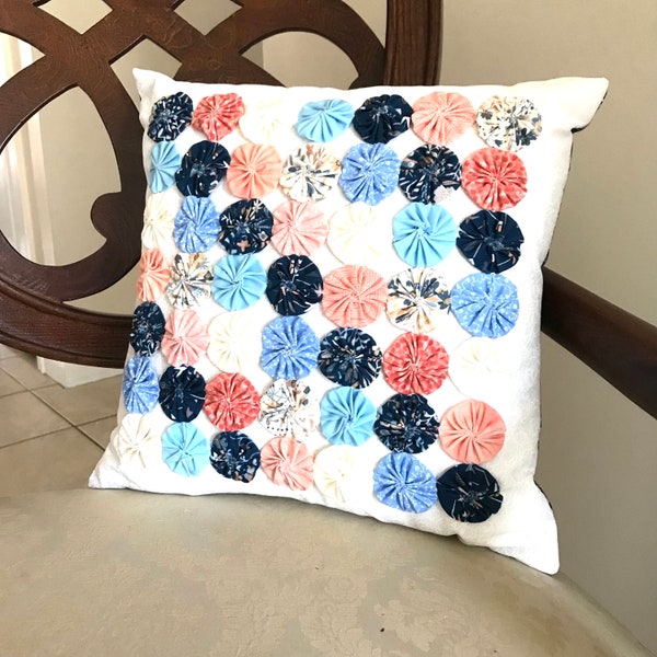 Yo Yo Pillow - Etsy