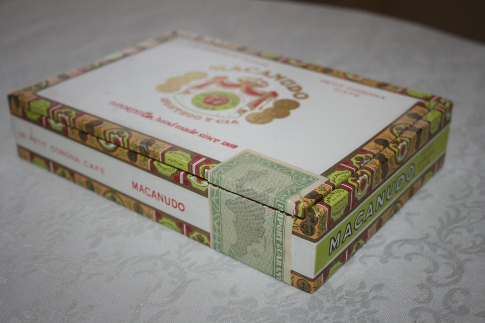 Vintage Macanudo Cigar Box, Petit Corona Cafe, Wood Craft Storage - Etsy