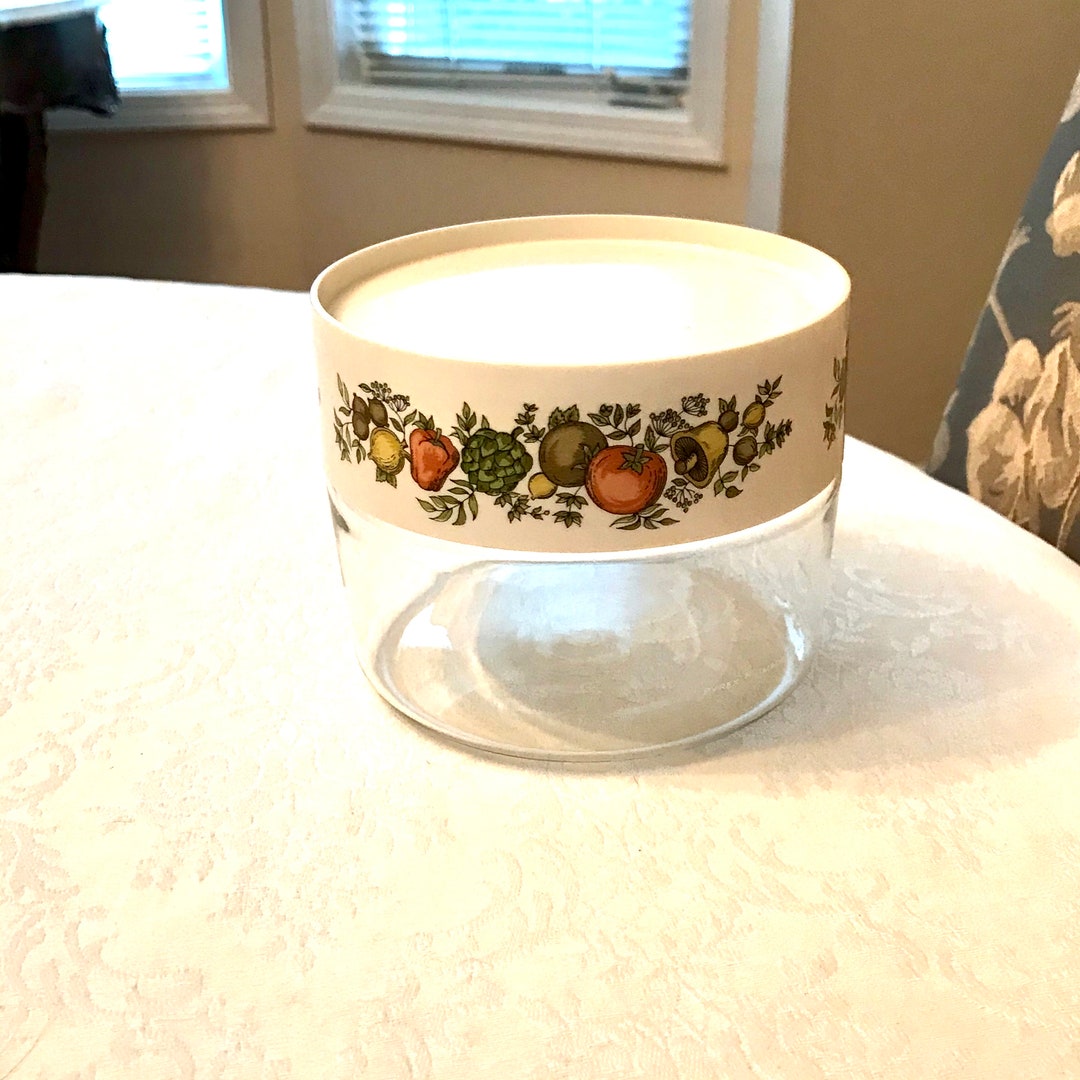 Vintage Pyrex Spice O' Life Store 'N See Jar (16 Ounces) - Etsy