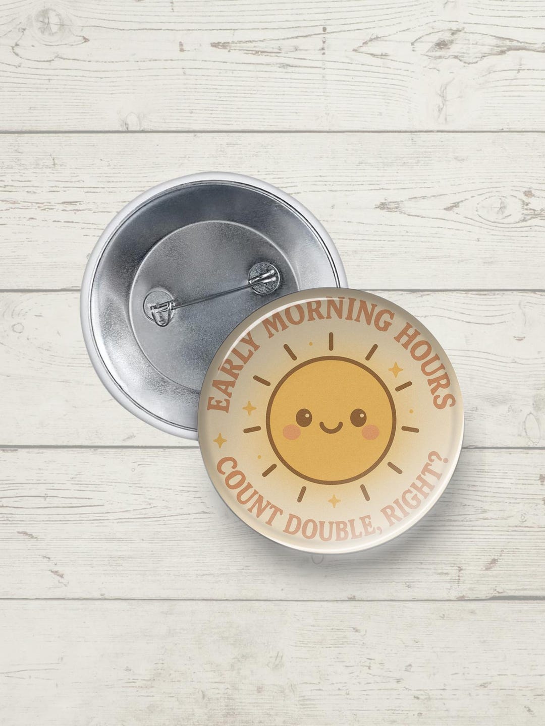 Early Morning Service Jw, Faith Button, JW Funny, Jw Pin Gift, Service ...