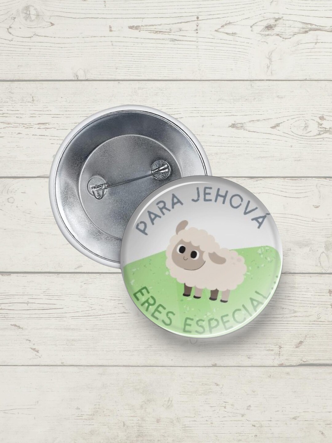Para Jehová Eres Especial, Spanish Faith Button, Bible Encouragement ...