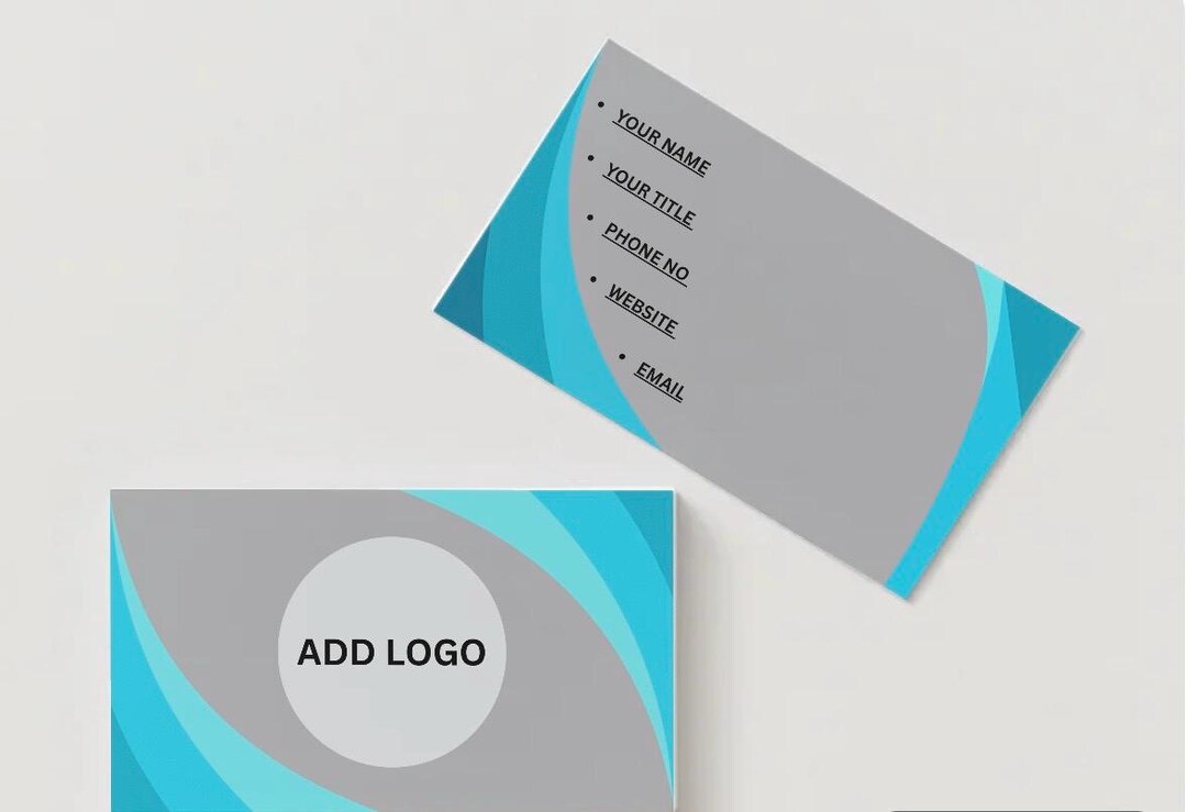 Editable Business Card Template | Minimalist | Instant Download - Etsy