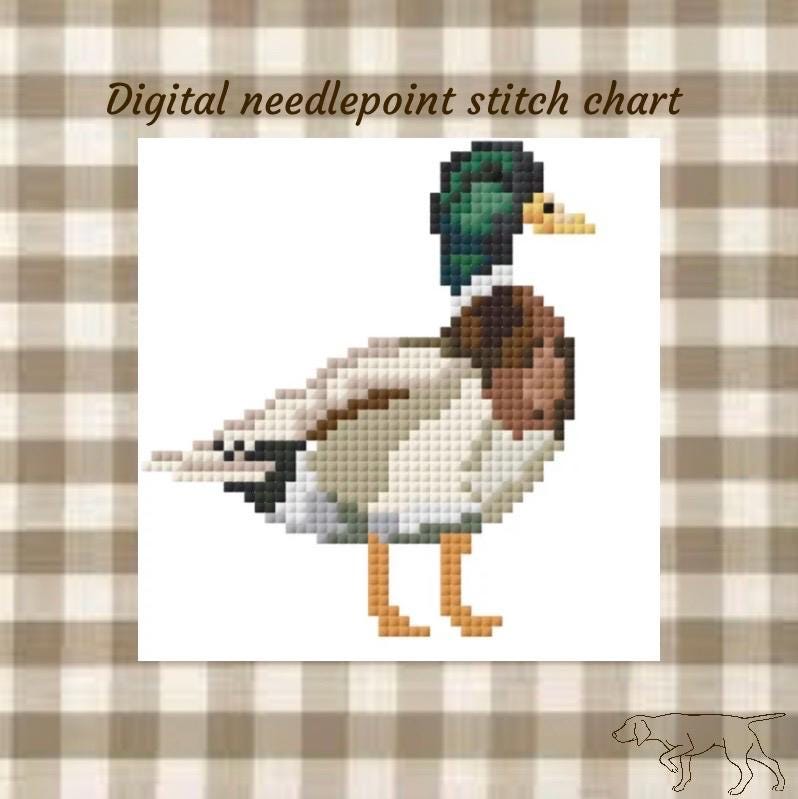 Mallard Duck Digital Needlepoint Chart - Etsy