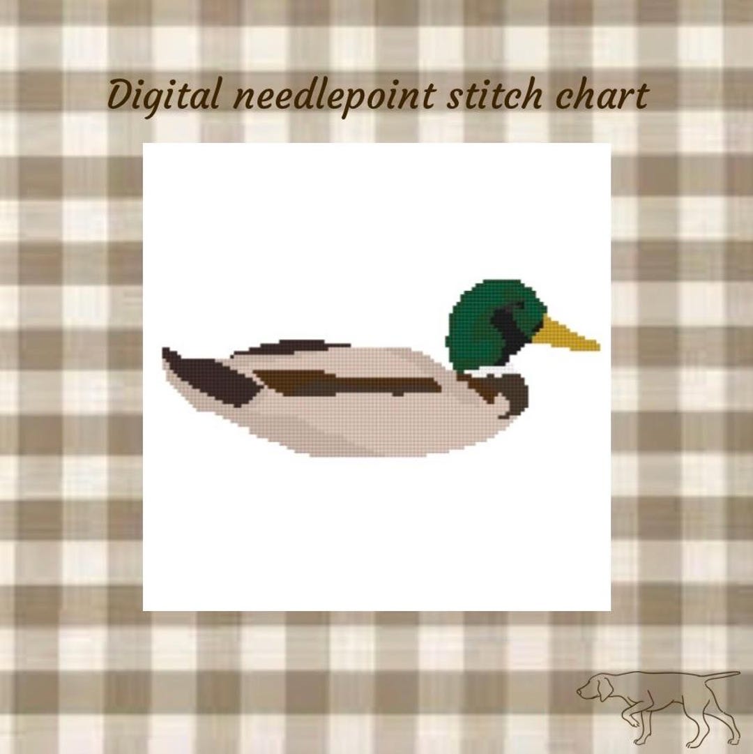 Mallard Duck Digital Needlepoint Chart 2 - Etsy