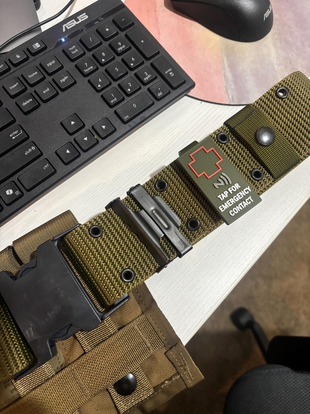 Doc Tag - NFC Emergency Id | 3D Printed Tactical Tag | Gun Belt & EDC ...