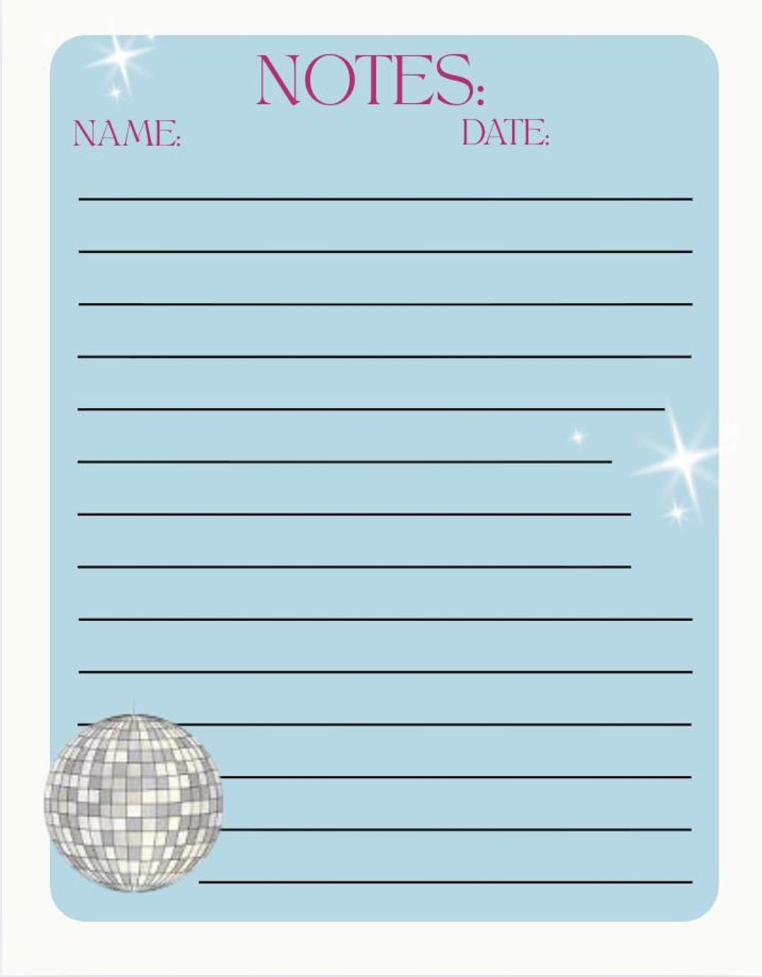 Notes/ School Notes/to Do List/ Reminders - Etsy