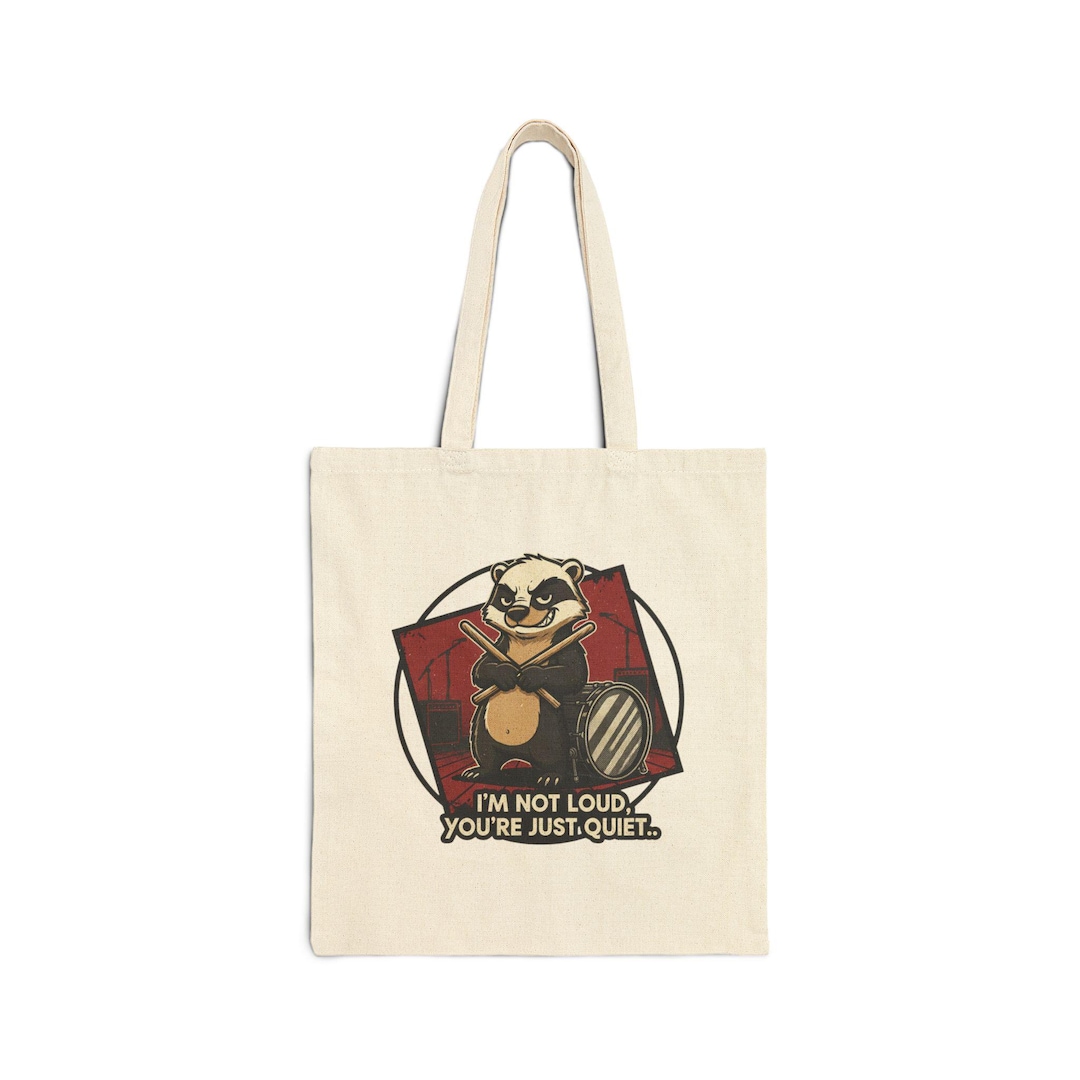 Adorable Angry Doodle Tote | Cute Feral Creature Illustration, Pastel ...