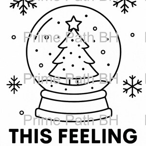 Christmas Coping Skills Coloring Pages (digital Download) - Etsy