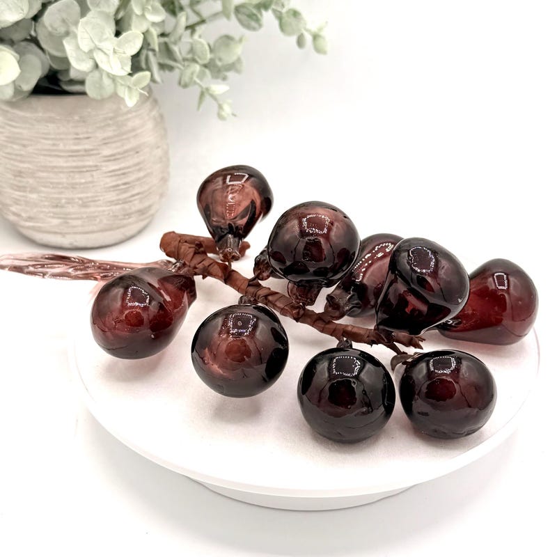 Murano Glass Blown Grapes - Etsy
