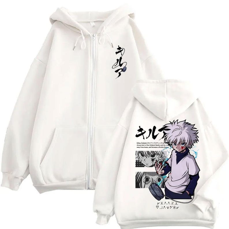 Hunter X Hunter Killua Zoldyck T-shirt, Sweatshirt & Zip up Hoodie ...