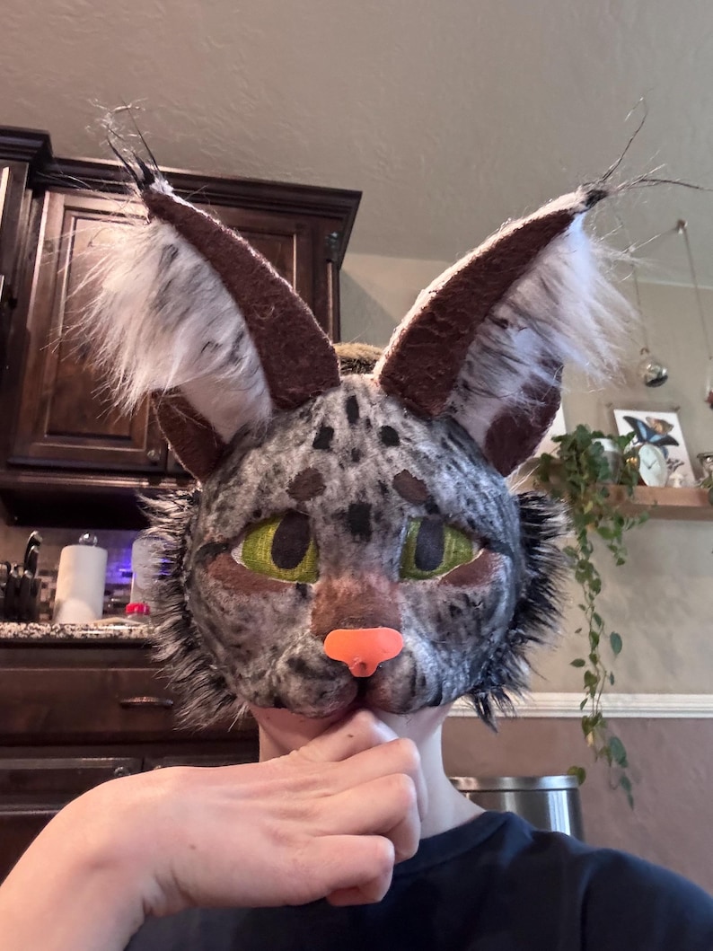 Canadian Lynx, Therian Mask, and More!! ( With Removable Tongue :3) - Etsy