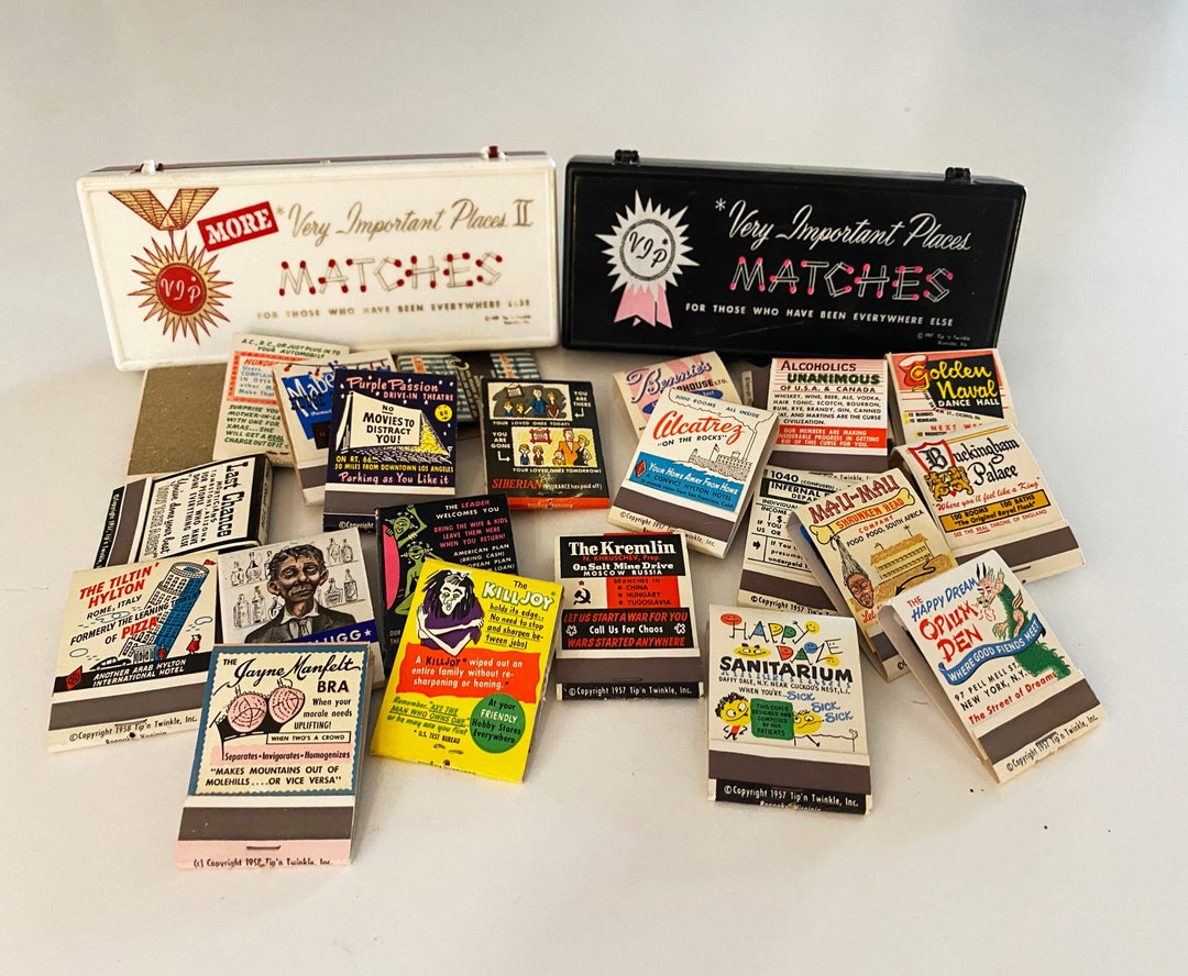 RARE "very Important Places" MATCHES Collections 1 & 2 | Vintage 1950s ...