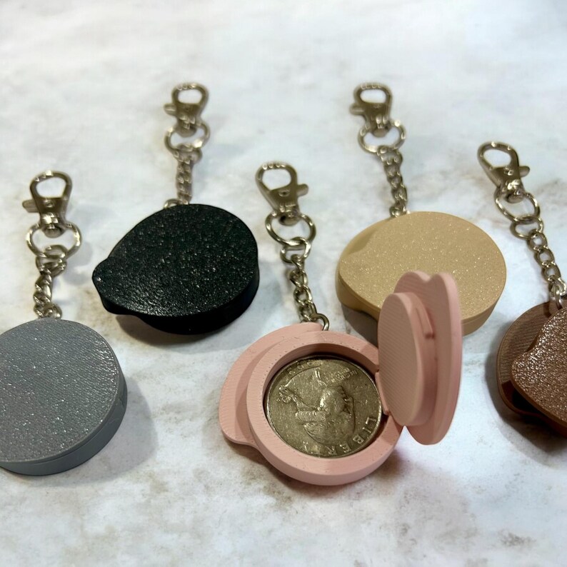 Aldi Quarter Keychain - Cart Coin Caddy - Etsy