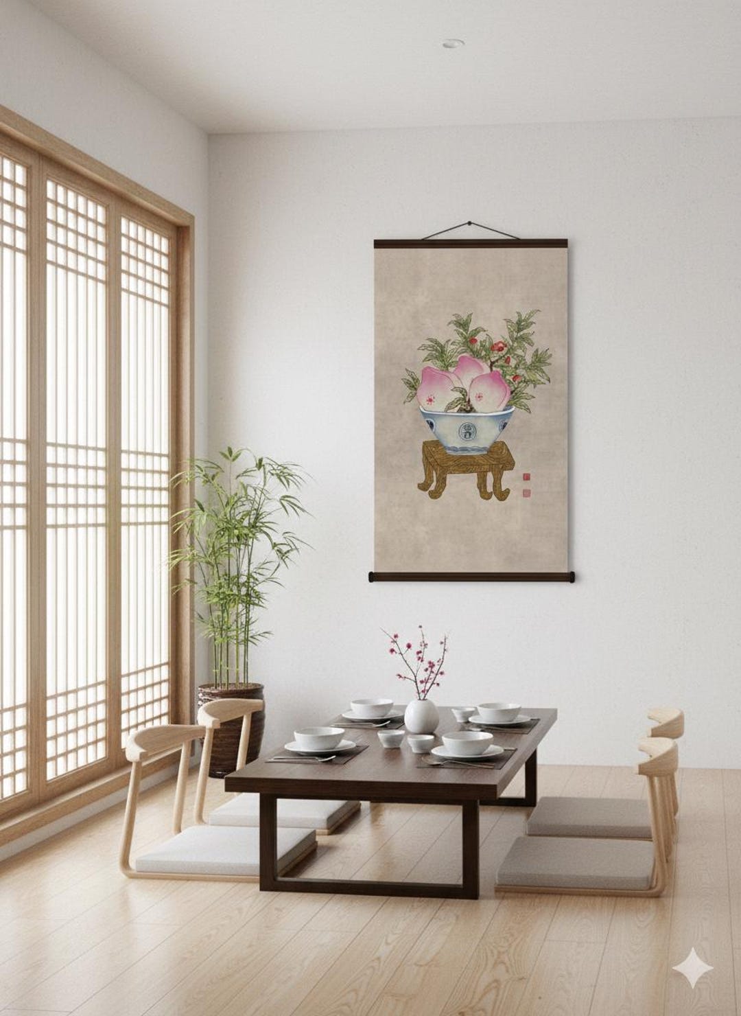 Traditional Korean Peach Art – Digital Print - Etsy