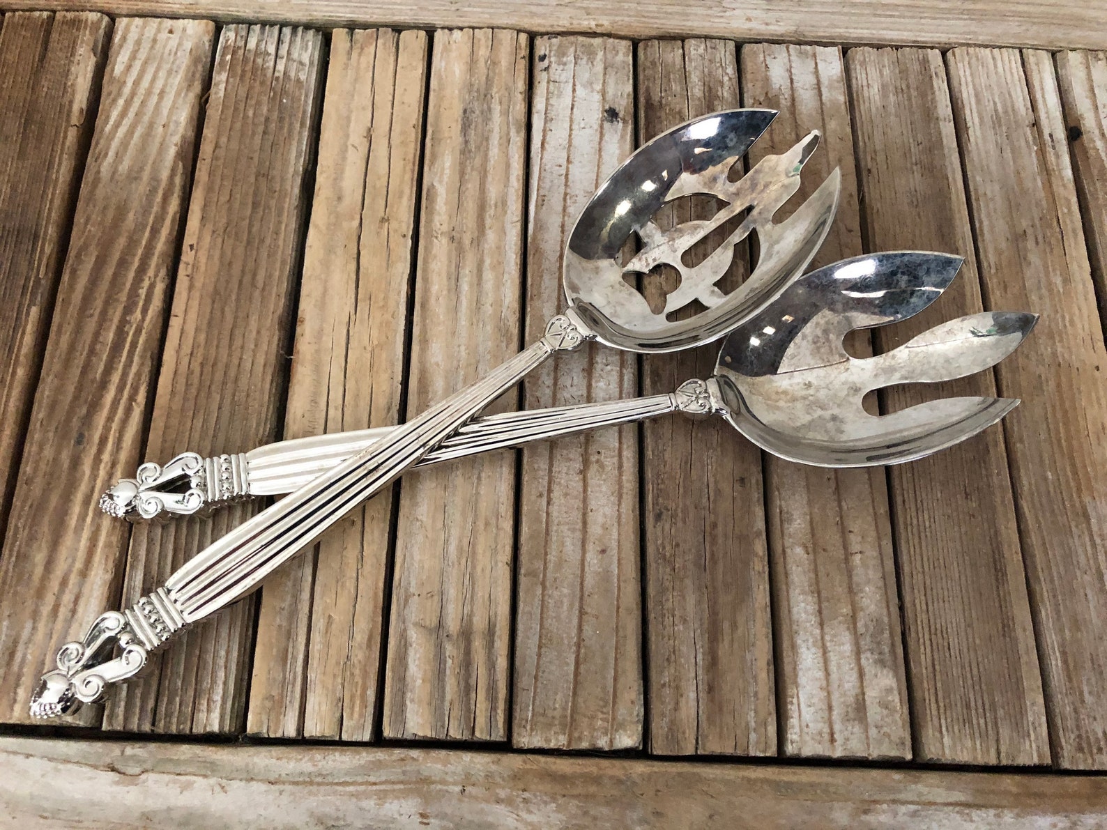 Vintage Godinger Silver Serving Utensils - Etsy