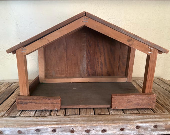 Primitive Large Handmade Wood Manger - Etsy