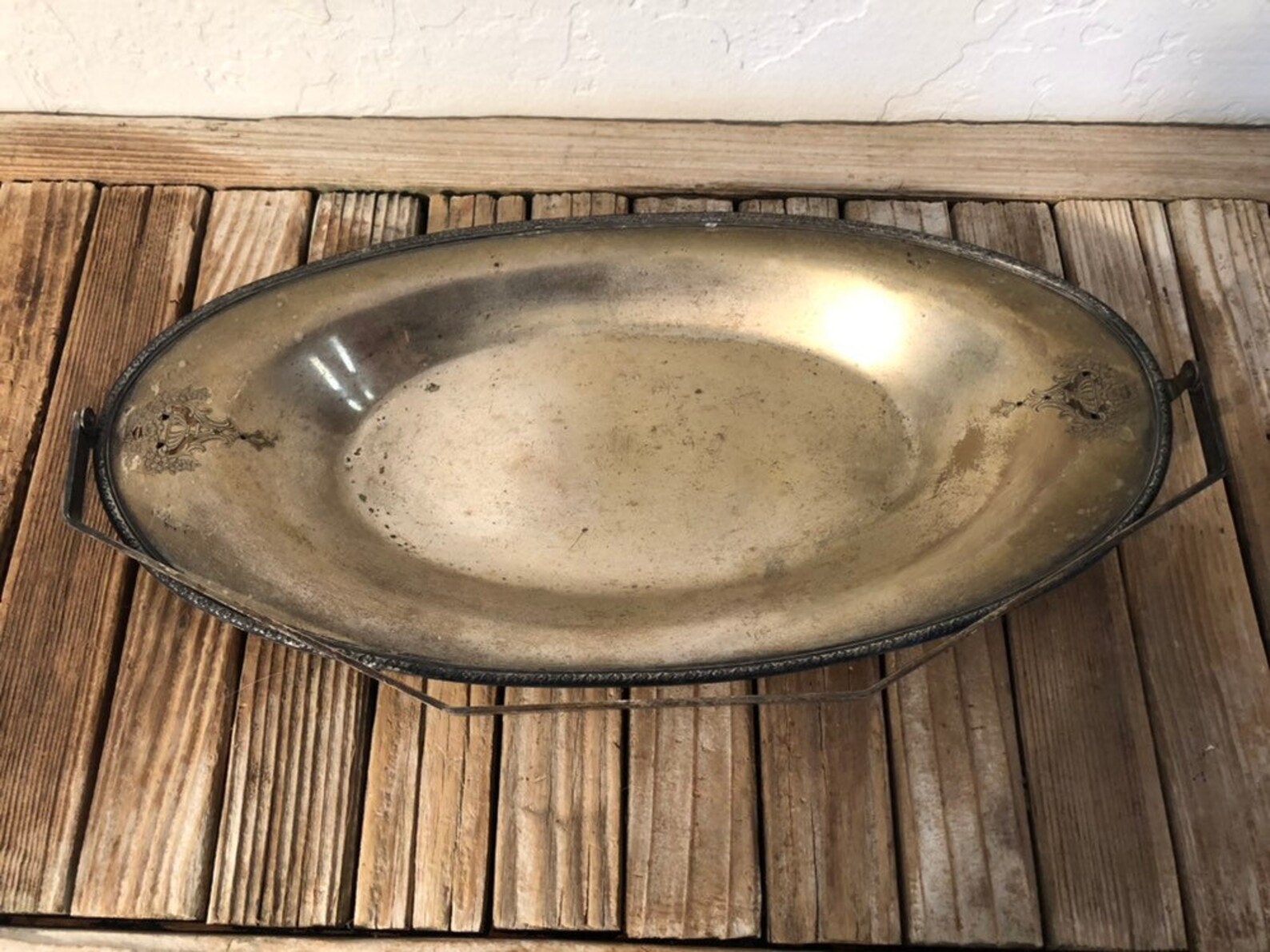 Antique Apollo EPNS Silver Handle Tray - Etsy