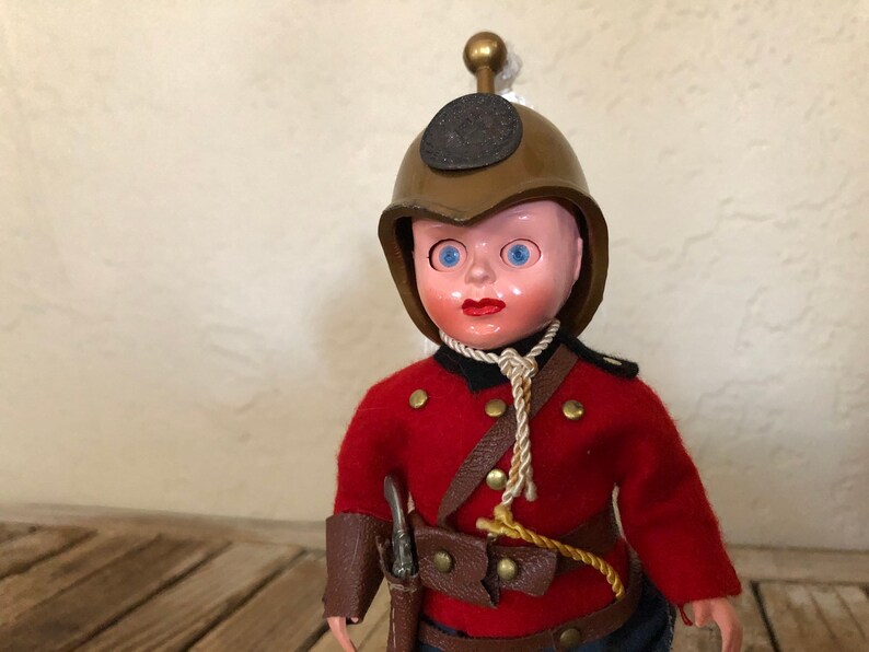 Vintage Canadian Mountie Doll - Etsy