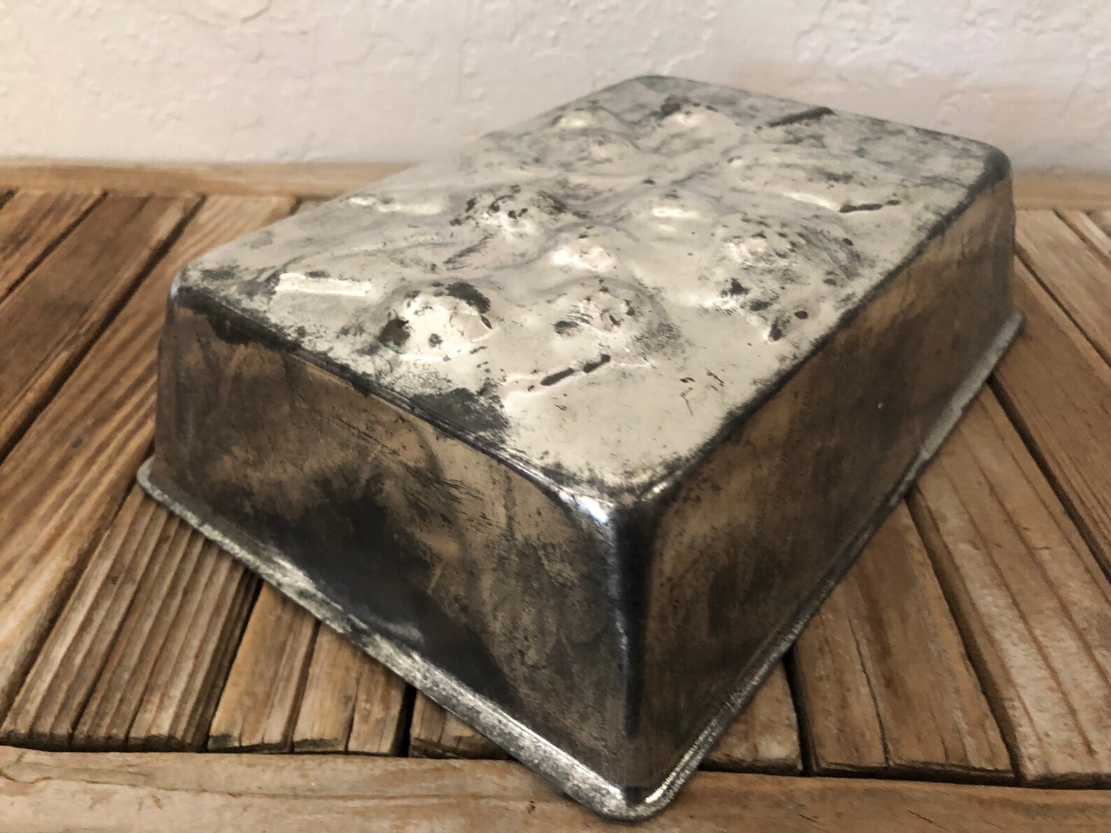 Vintage Silver Metal Baking Mold Made in Portugal - Etsy