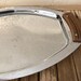 Mid Century Wood Silver Kromex Tray Made in U.S.A. - Etsy