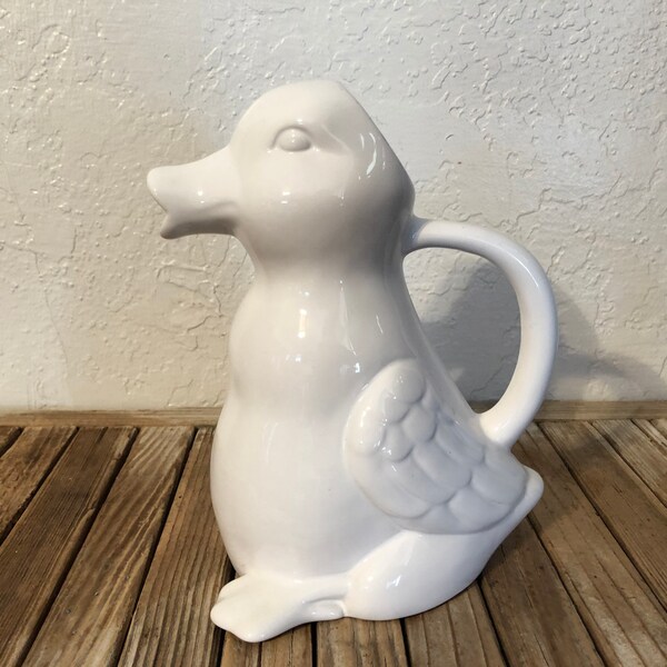 Duck Pitcher - Etsy