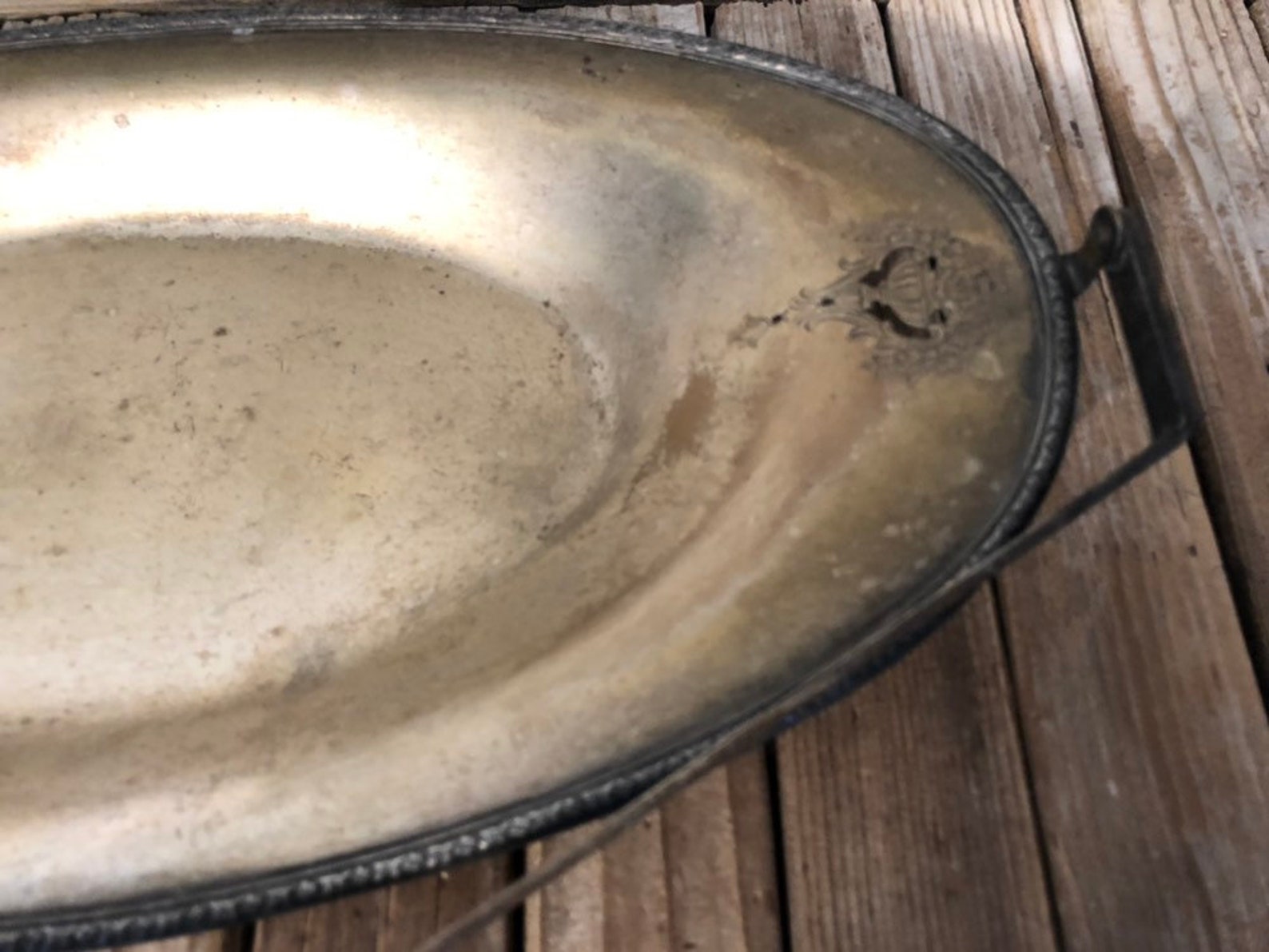 Antique Apollo EPNS Silver Handle Tray - Etsy