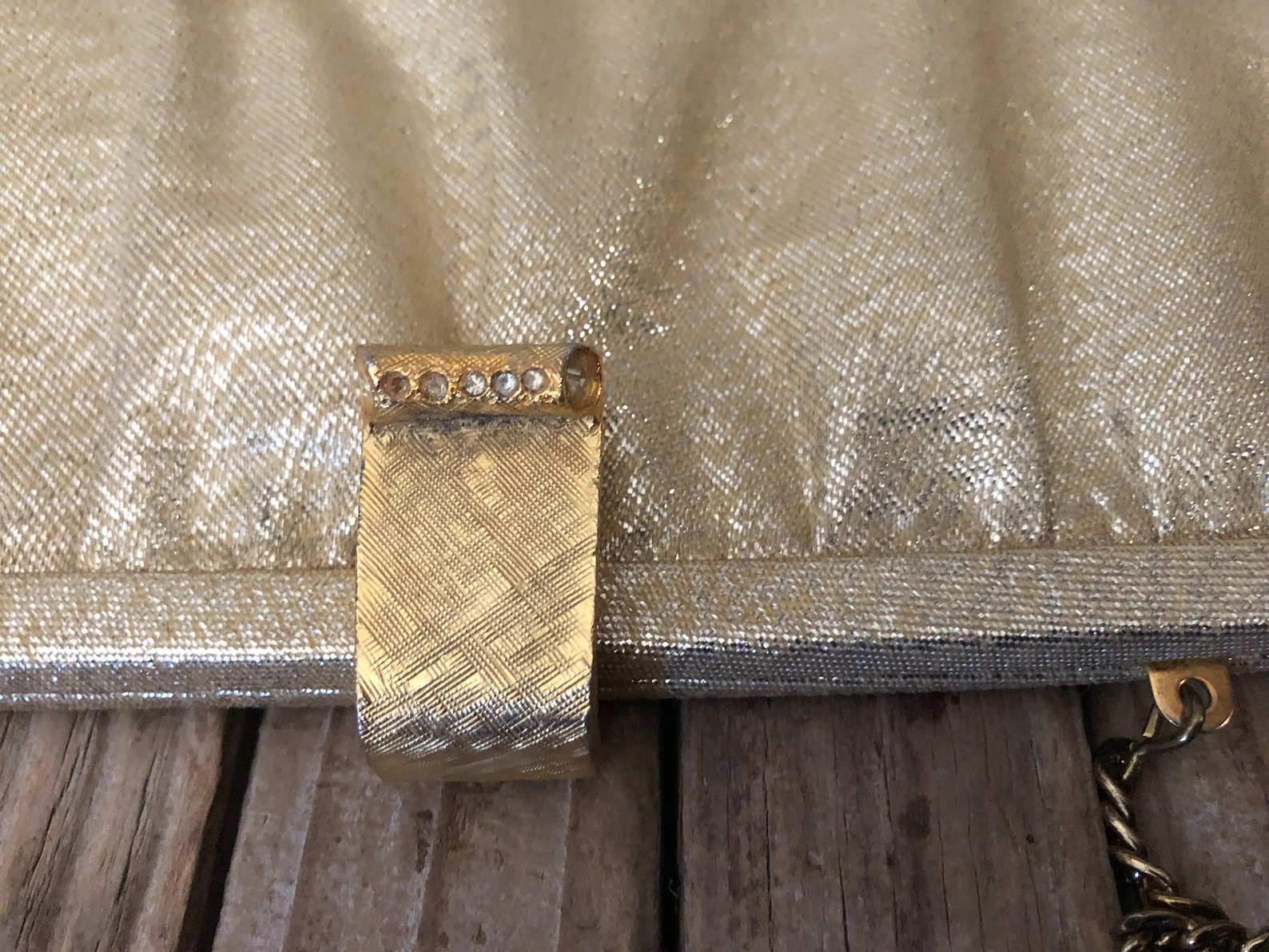 Vintage After Five Gold Clutch Purse - Etsy