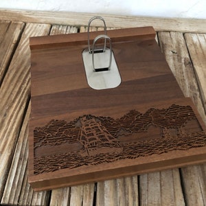 Vintage Walnut Lasercraft Laser Engraved Galleon Ship Wood Letter ...
