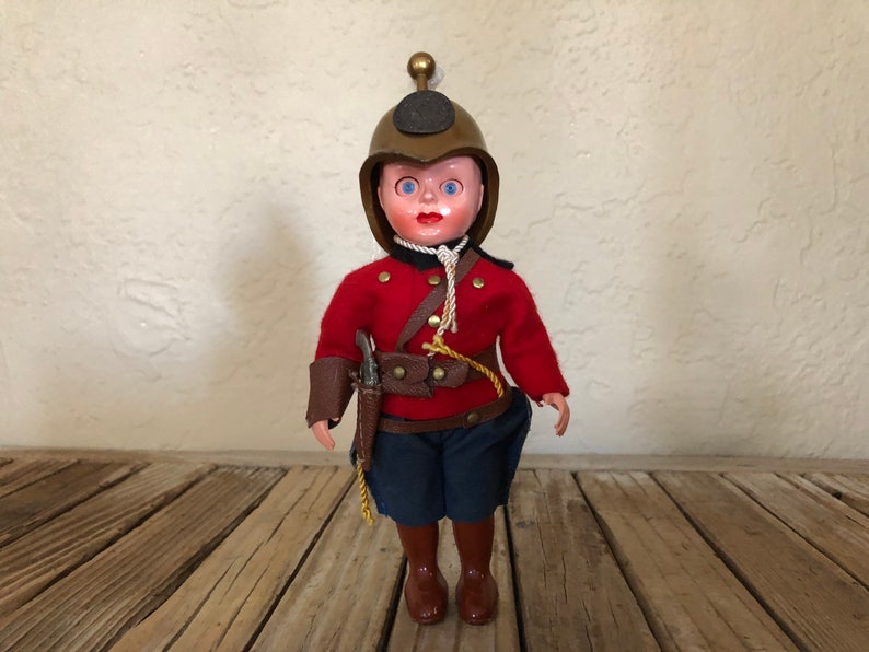 Vintage Canadian Mountie Doll - Etsy