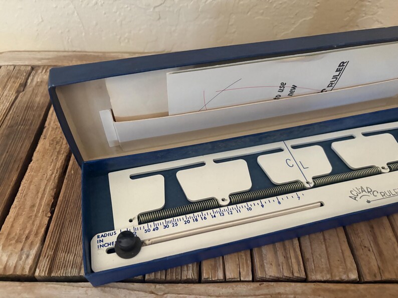Vintage Acu-arc Ruler Hoyle Engineering Corporation - Etsy
