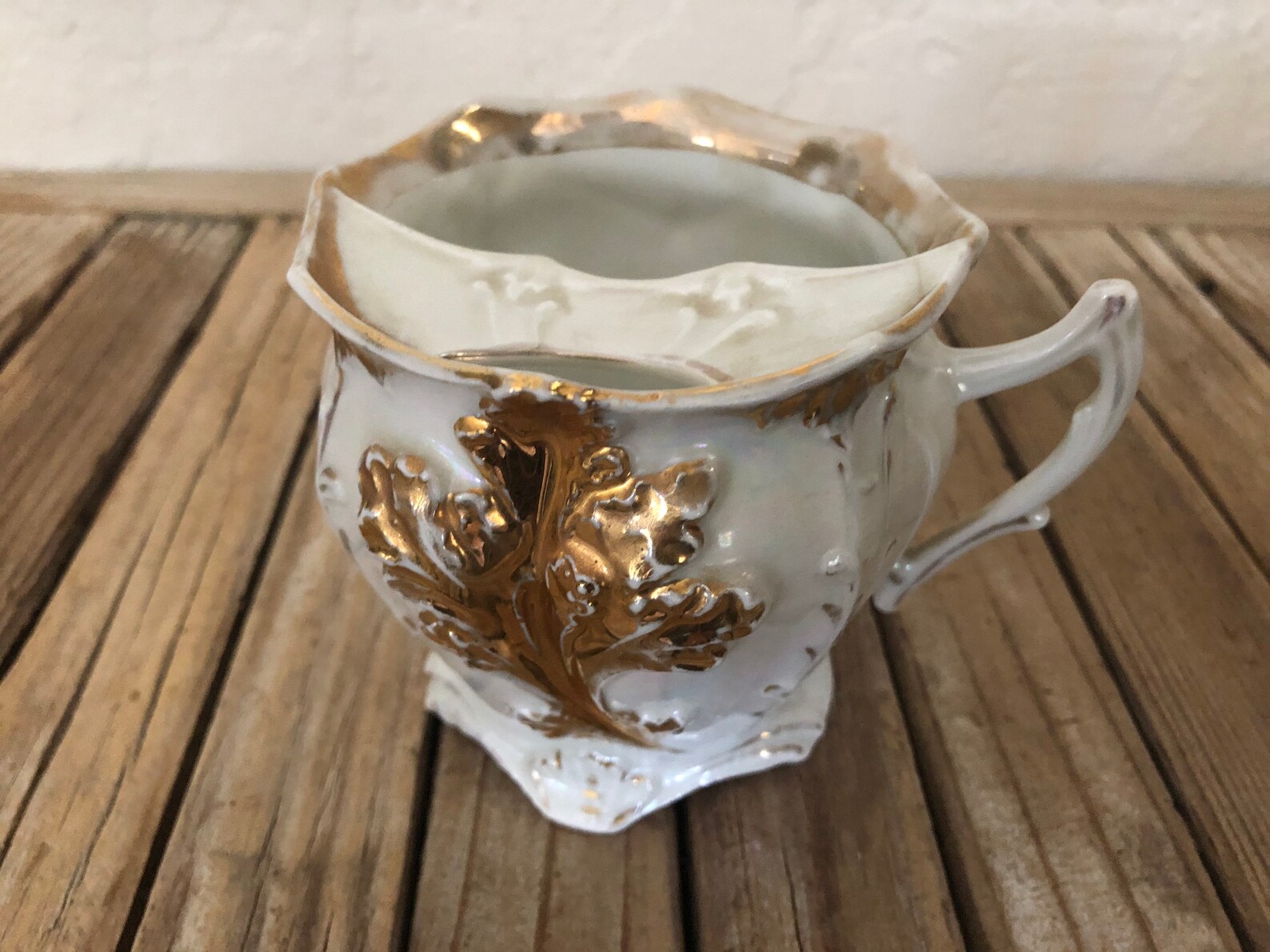 Antique Iridescent White and Gold Victorian Toothbrush Shaving - Etsy