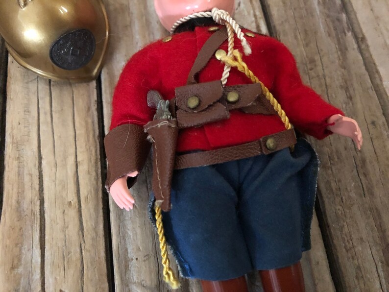 Vintage Canadian Mountie Doll - Etsy