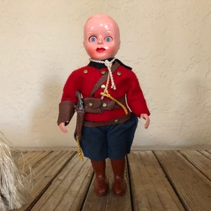 Vintage Canadian Mountie Doll - Etsy