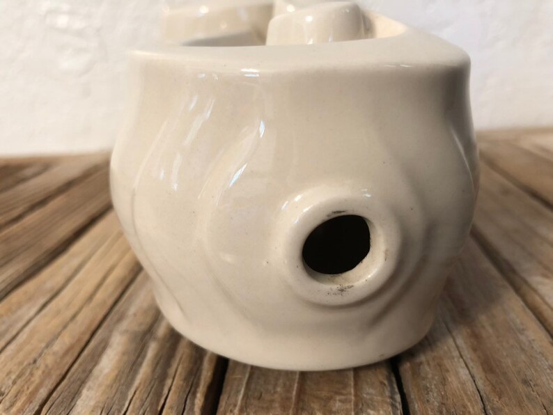 Mid Century Ivory Lamp Base California Pottery | Etsy