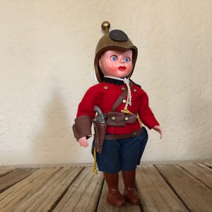 Vintage Canadian Mountie Doll - Etsy